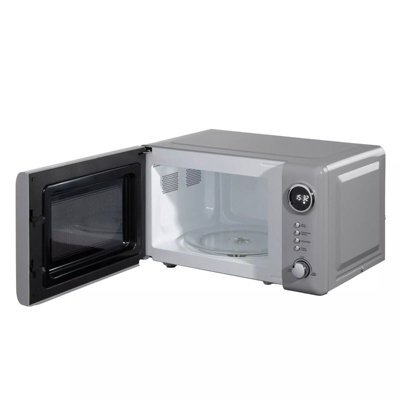 Daewoo Kensington Retro Matching Grey Jug Kettle Toaster Microwave Set ...