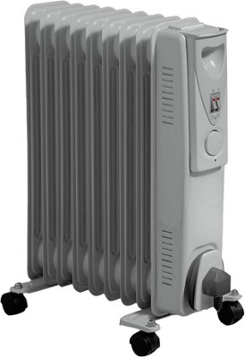 Daewoo Oil Filled Radiator 9 Fin 2000W Portable Heater Adjustable ...