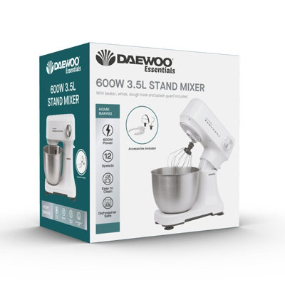 DAEWOO SDA2690GE 12 Speed With Pulse 3.5L Mixing Bowl Dough Hook Stand ...