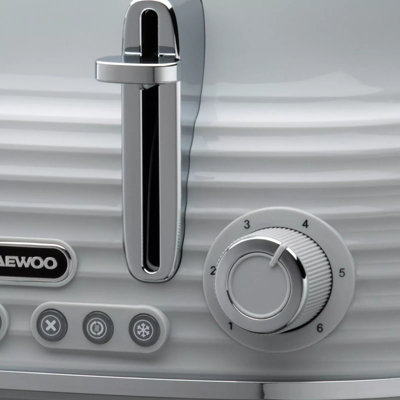 DAEWOO SIENNA CORDLESS JUG KETTLE AND 4 SLICE TOASTER SET RAPID BOIL ...