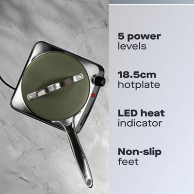 Daewoo Single Electric Hot Plate Hob Portable for Cooking Table Top ...