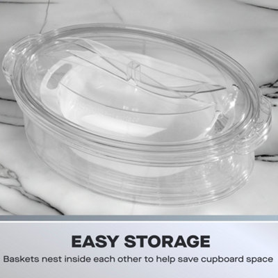 Daewoo Stainless Steel 3 Tier Food Steamer Electric Cooker With Rice ...