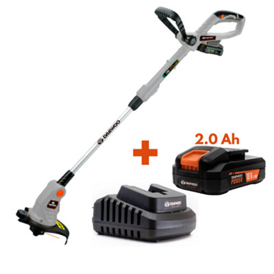 Daewoo U-FORCE Series Cordless Strimmer + 2.0Ah Battery + Charger | DIY ...
