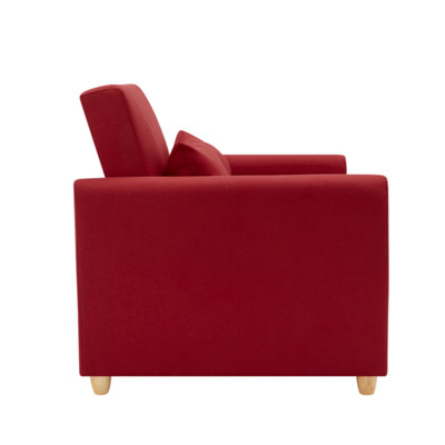 Dahlia Red 2 Seater Pull Out Sofa Bed - Convertible Sleeper Sofa