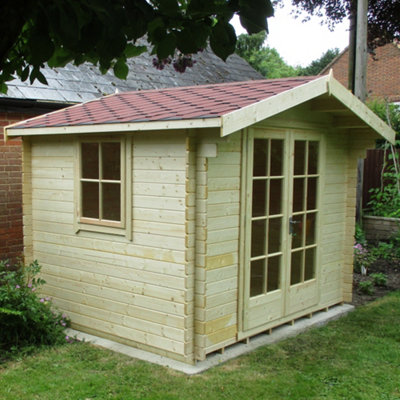 Dalby 8x6 28mm Log Summer House B