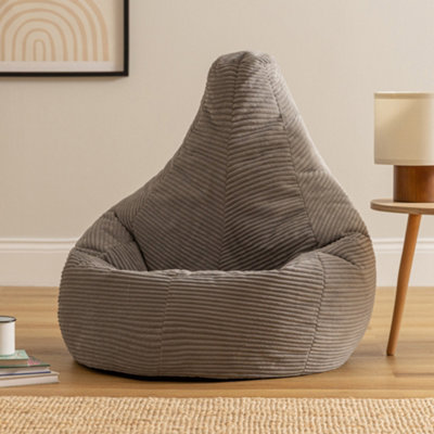 Dalton Medium Beanbag Corduroy Light Grey