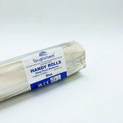 Damp proofing Membrane 4m x 5m Roll 250mu Blue
