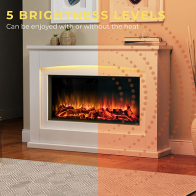 Danby Electric Fireplace Suite