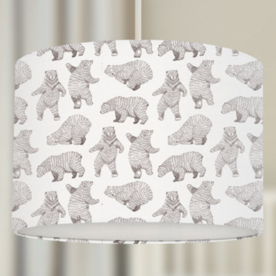 Dancing Bears Ceiling Lampshade 40cm x 25cm | DIY at B&Q