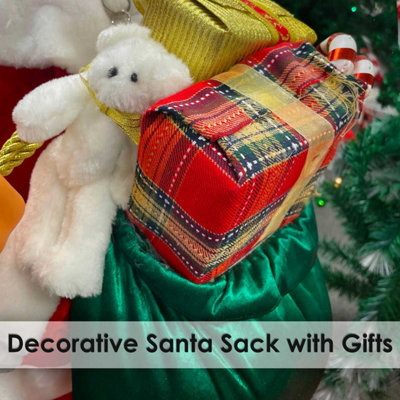 Dancing Father Christmas Decoration, Singing Santa Claus Figure 1.5M