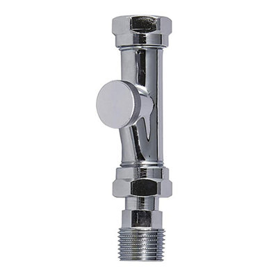 Danfoss RAS-D2 TRV Combi Sensor Set White Sensor Chrome Straight, 10/15 mm