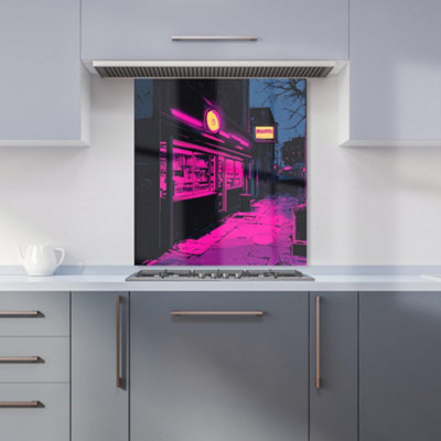 Dante Mercer: 00002 Premium Glass Kitchen Splashback W600mm x H650mm