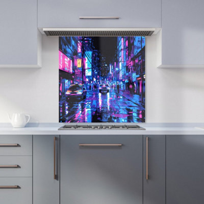 Dante Mercer: 00009 Premium Glass Kitchen Splashback W600mm x H600mm