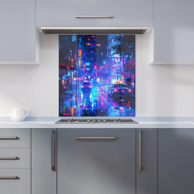Dante Mercer: 00010 Premium Glass Kitchen Splashback W700mm x H750mm