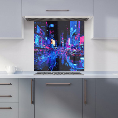 Dante Mercer: 00011 Premium Glass Kitchen Splashback W600mm x H600mm