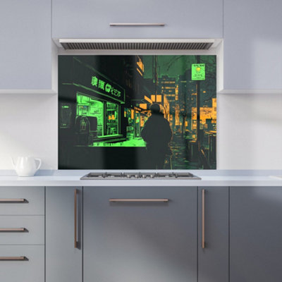 Dante Mercer: 00014 Premium Glass Kitchen Splashback W900mm x H650mm