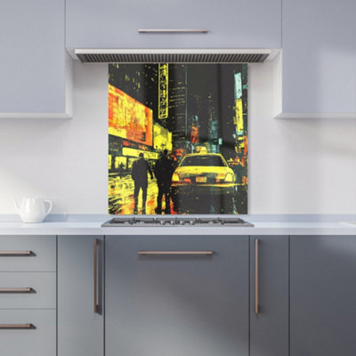 Dante Mercer: 00017 Premium Glass Kitchen Splashback W600mm x H650mm