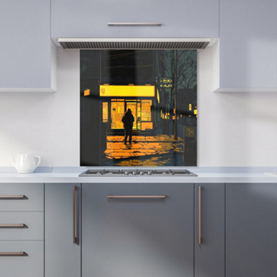 Dante Mercer: 00018 Premium Glass Kitchen Splashback W600mm x H600mm