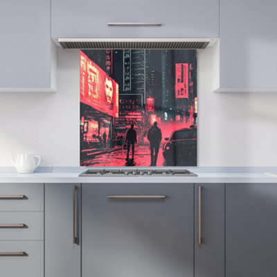 Dante Mercer: 00021 Premium Glass Kitchen Splashback W600mm x H600mm
