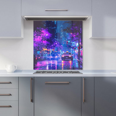 Dante Mercer: 00036 Premium Glass Kitchen Splashback W600mm x H600mm