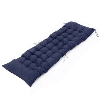Dark Blue Long Chair Mats Sun Lounger Mats Garden Chair Mats ...