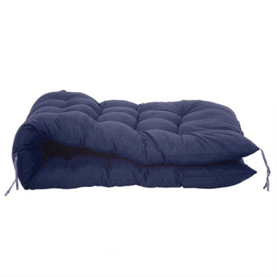 Dark Blue Long Chair Mats Sun Lounger Mats Garden Chair Mats ...