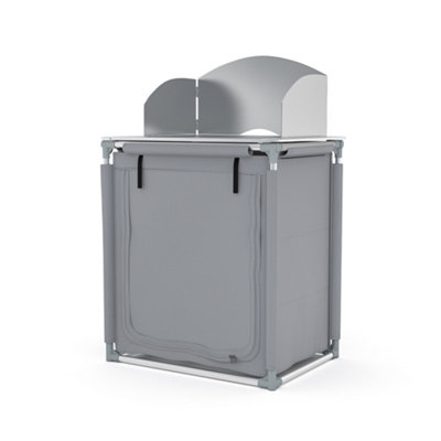 Dark Gray Portable Outdoor Camping BBQ Picnic Kitchen Stand Unit ...