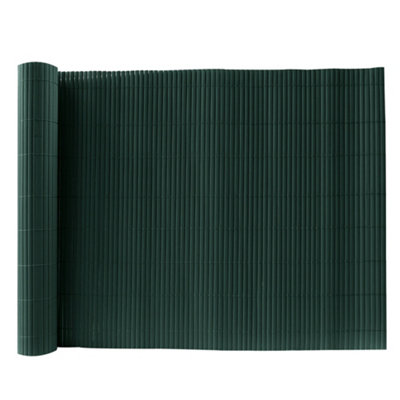 Dark Green PVC Balcony Garden Privacy Shade Fence Panel Privacy Screen ...