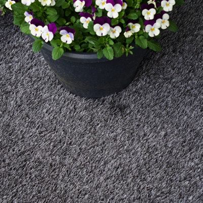 Dark Grey Artificial Grass 2.5m x 2m