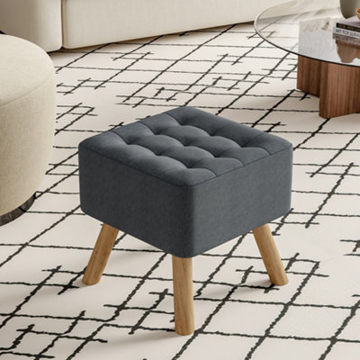 Cheap grey footstool store