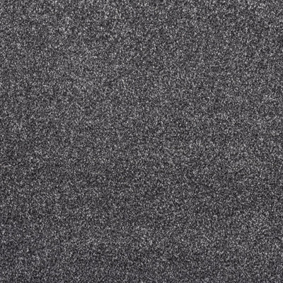 Dark Grey Plain 4.00m Wide Stain Resistant Carpet, Heavy Duty Modern ...