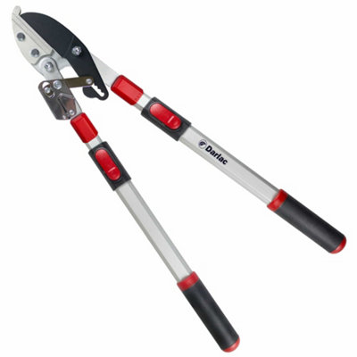 Darlac Telescopic Ratchet Loppers Garden Tree Pruner Heavy Duty Long Reach