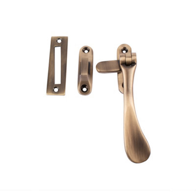 Dart Victorian Spoon Brass Window Fastener With Hook & Mortice Plate ...