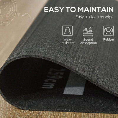 Darts Mat Rubber Dart Board Mat Non Slip Target Darts Mat with 4 ...