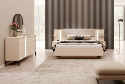 Ottoman bed with bedside table store