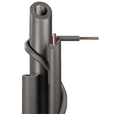 Davant Economy Pipe Wrap Insulation Grey (22mm)