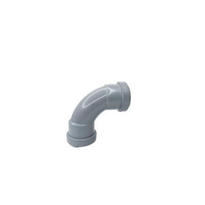Davant Round Bend Pipe Connector Grey (4.6cm x 10.8cm x 10.8cm)