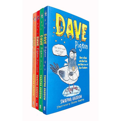 Dave Pigeon Collection 4 Books Set By Swapna Haddow (Dave Pigeon ...