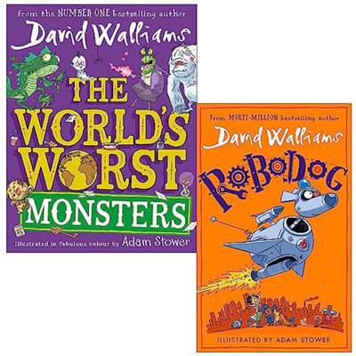 David Walliams Collection 2 Books Set (The World's Worst Monsters and ...