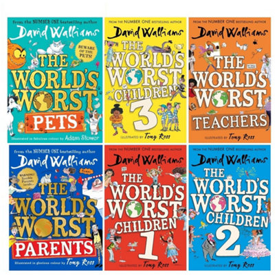 David Walliams Collection 6 Books Set (The Worlds Worst Teachers, The ...