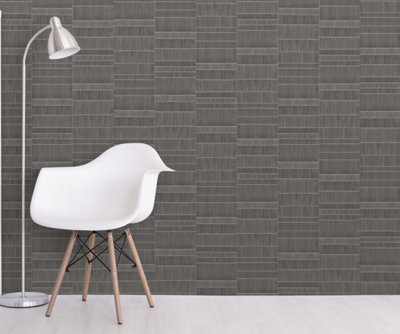 DBS Bathrooms Executive Anthracite Tile Effect PVC Bathroom Wall Panels ...