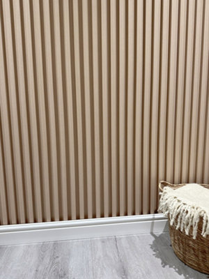 DBS Bathrooms Pure Oak Slat Wall Panel Large Slat 150mm x 2600mm