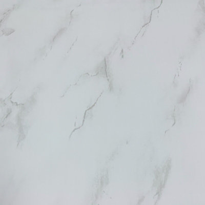 Buy DBS Bathrooms White Marble PVC Bathroom Wall Panels Pack of 6 (3 ...