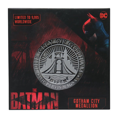 DC The Batman Limited Edition City of Gotham Medallion