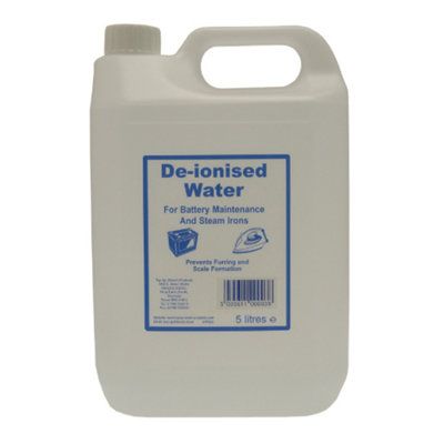 De-Ionised Water for Batteries and Steam Irons 5 Litre