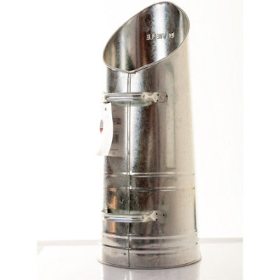 De Vielle 22" Zinc Silver Hod Coal Smokeless Fuel Basket Bucket | DIY ...