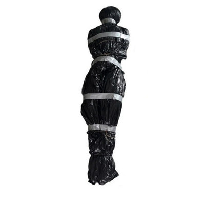 Dead Victim Prop - Scary Fake Corpse in Bag Outdoor Decor