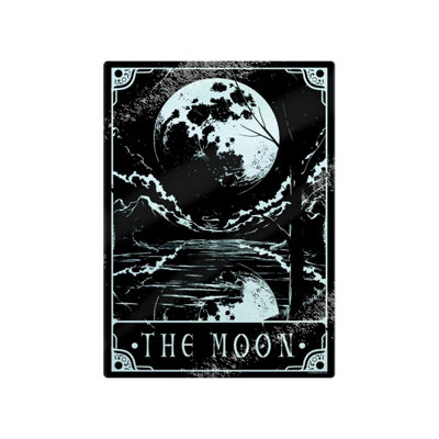 Deadly Tarot The Moon Chopping Board Black (One Size)