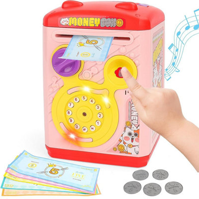 deAO Money Banks for Kids Electronic Toys Saving Box for Kids With ...