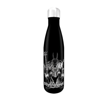 Buy Death Note Shinigami Metal Water Bottle Black/White (One Size) at B&Q